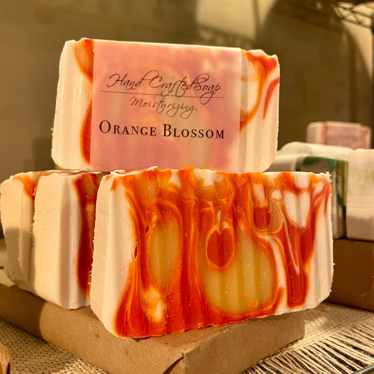 Hand Crafted Soap - Orange Blossom | Floral Natural Bar Soap